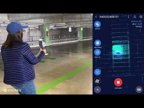 Stonex X40GO SLAM Handheld Laser Scanner + Cube-3d Software – Absolute Accuracy